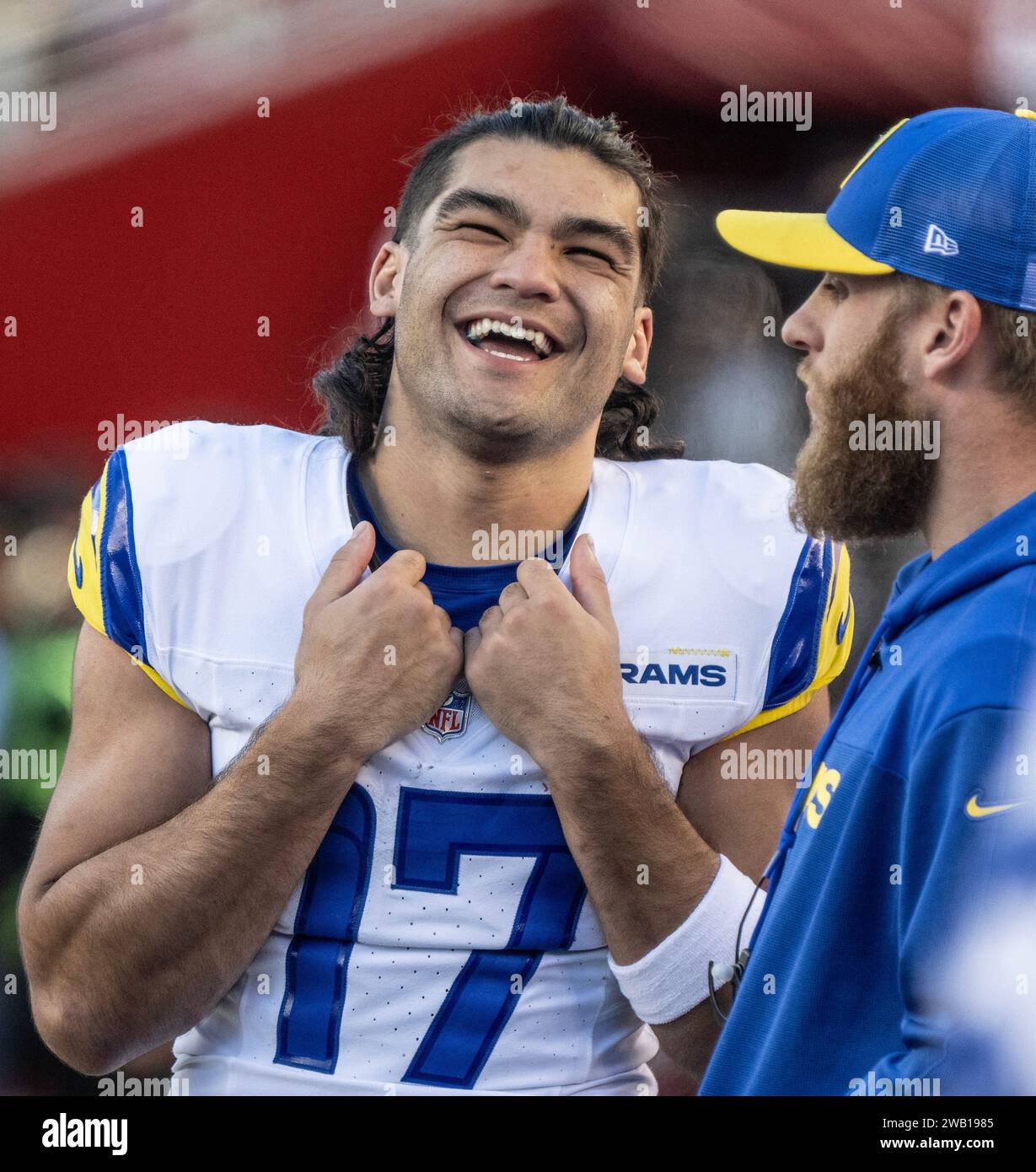 Santa Clara, United States. 07th Jan, 2024. Los Angeles Rams wide ...