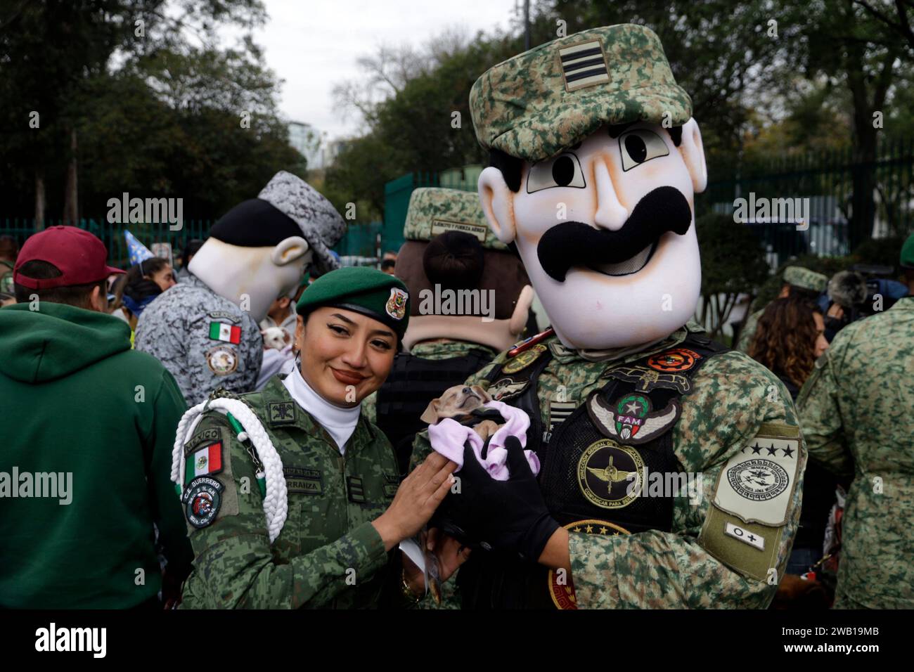 January 7, 2024, Mexico City, Mexico: Sergeant Bravo of the Mexican ...