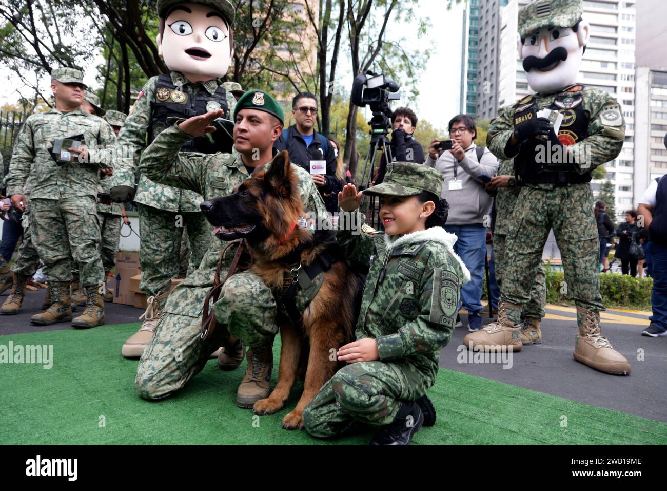 January 7, 2024, Mexico City, Mexico: Mexican Army Corporal Carlos ...