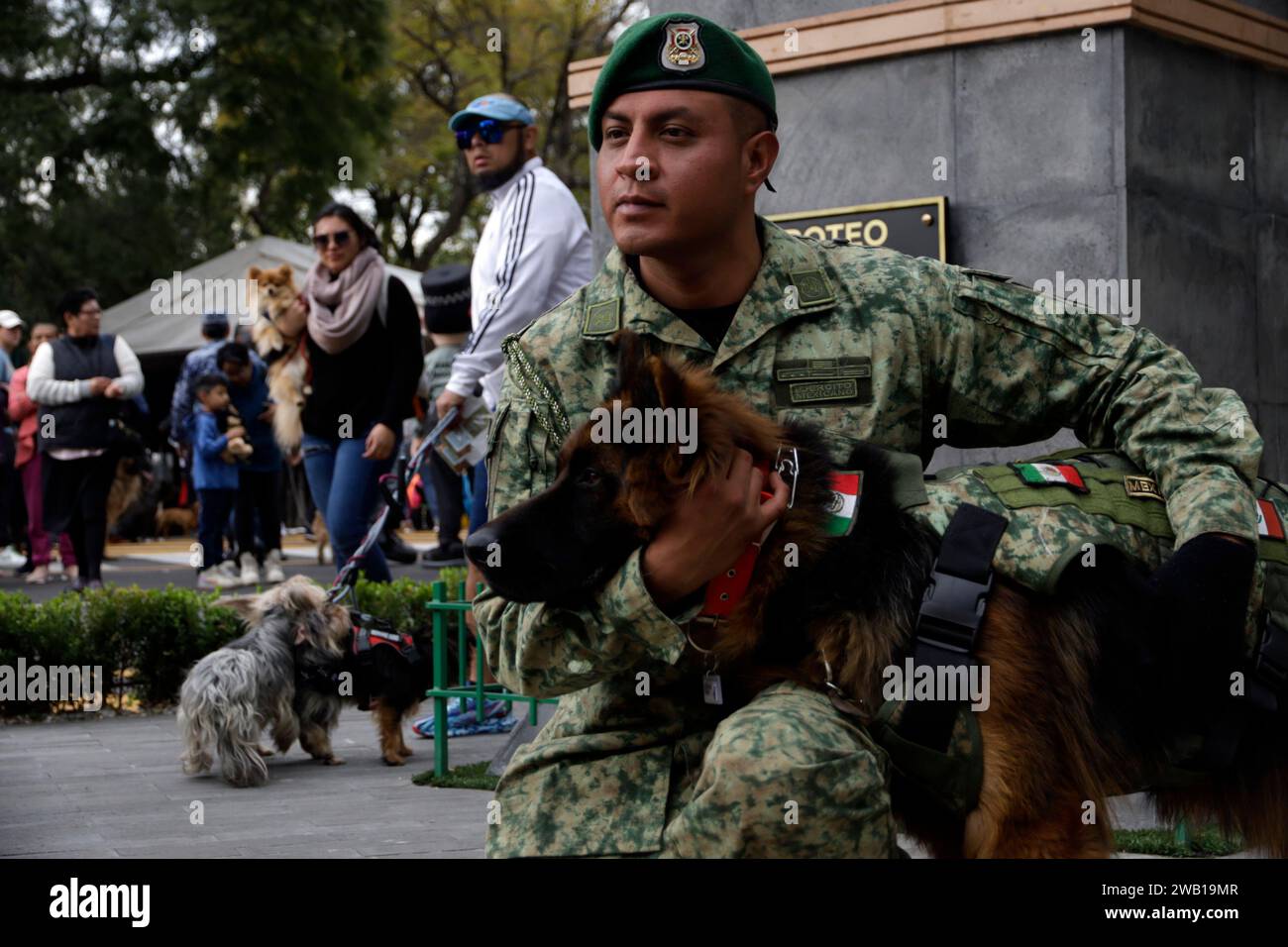 January 7, 2024, Mexico City, Mexico: Mexican Army Corporal Carlos ...