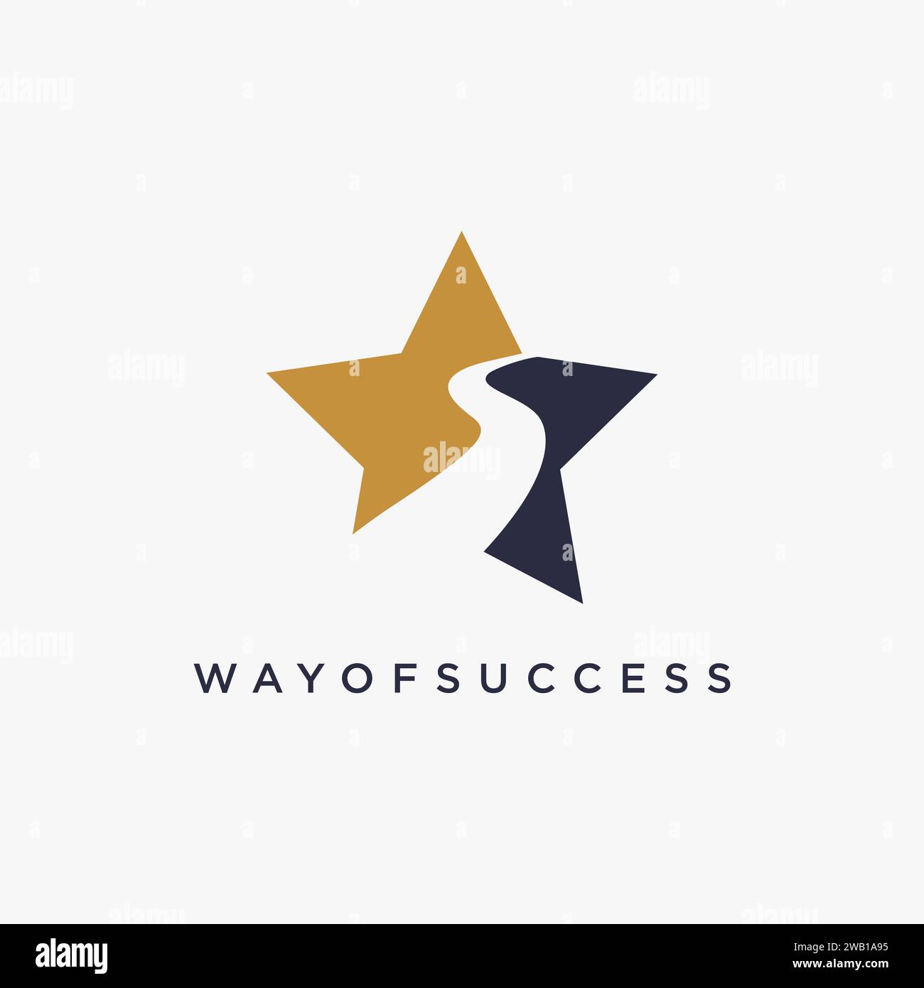 The star way logo icon vector template on white background Stock Vector ...