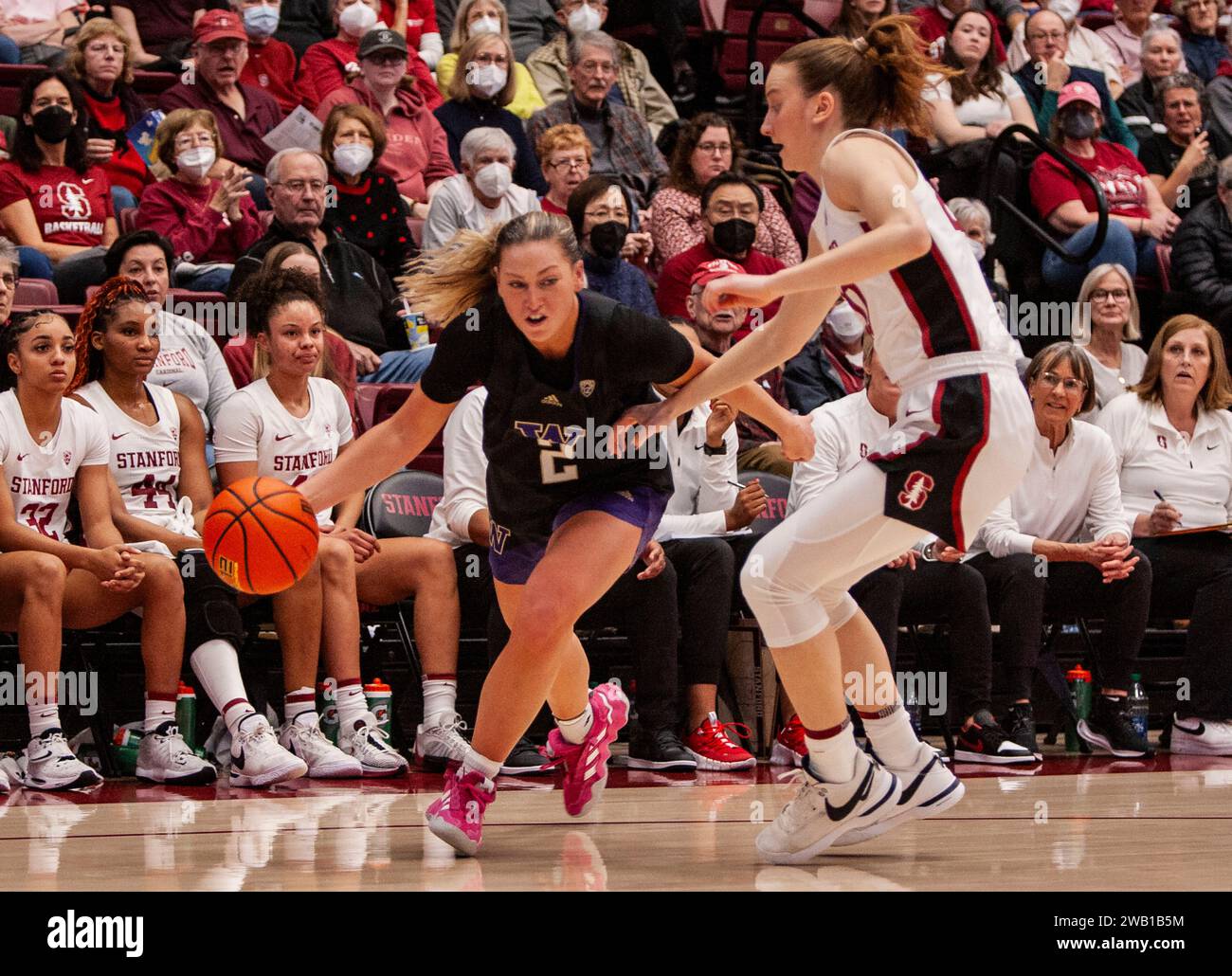 Maples Pavilion Stanford, CA. 07th Jan, 2024. CA, U.S.A. Washington ...