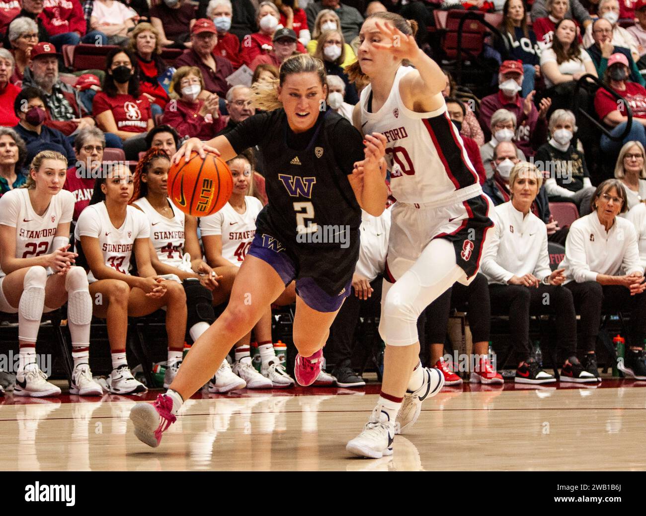 Maples Pavilion Stanford, CA. 07th Jan, 2024. CA, U.S.A. Washington ...