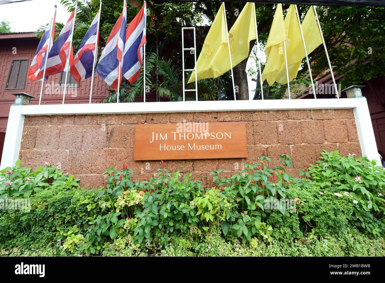 The Jim Thompson House heritage museum in Bangkok, Thailand Stock Photo ...