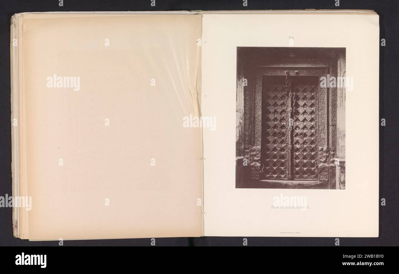 Door of a house in Multan, Anonymous, c. 1875 - In or Before 1885 ...