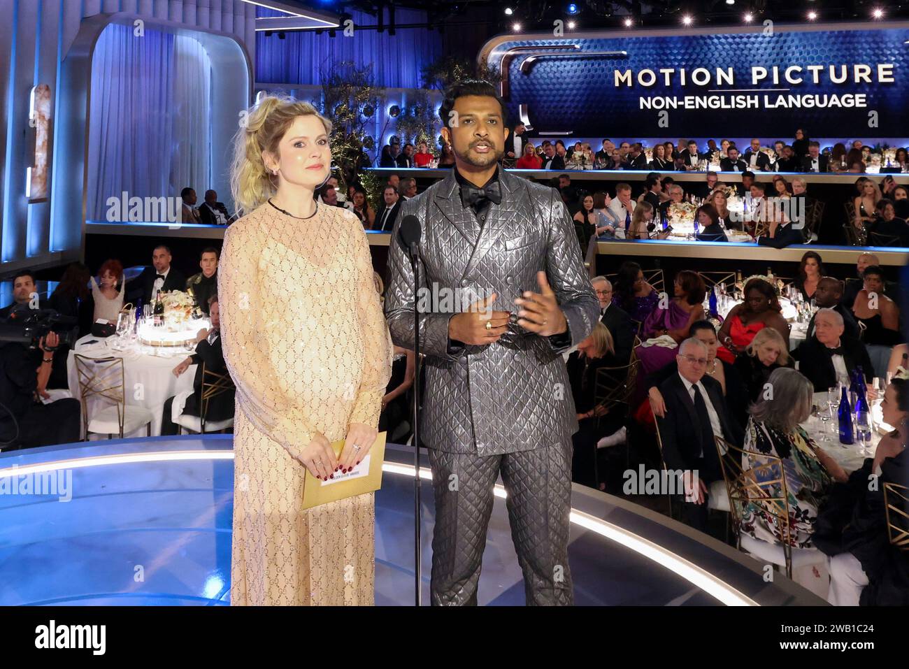Beverly Hills, United States. 07th Jan, 2024. Rose McIver and Utkarsh ...