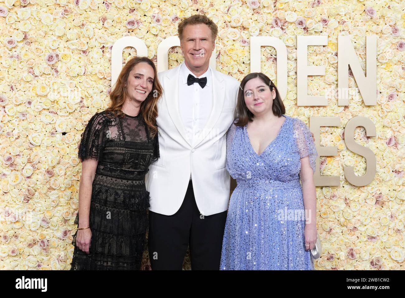Jessica Elbaum, from left, Will Ferrell and Samy Burch arrive at the ...