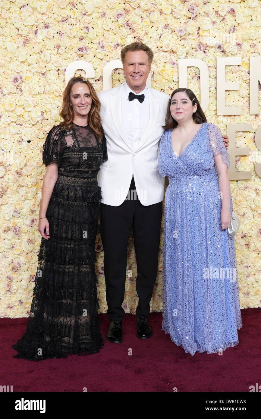 Jessica Elbaum, from left, Will Ferrell and Samy Burch arrive at the ...