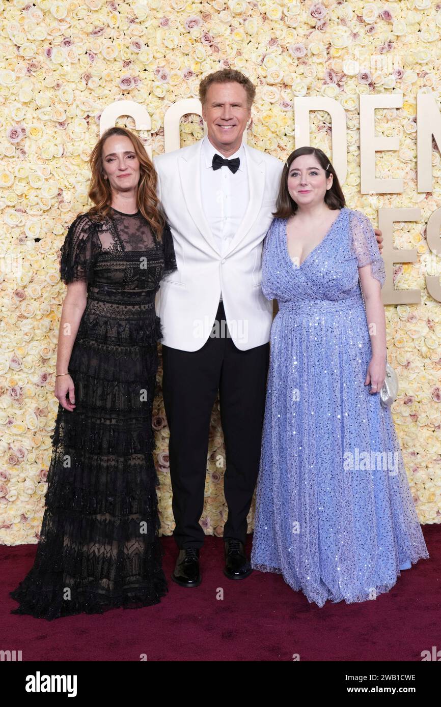 Jessica Elbaum, from left, Will Ferrell and Samy Burch arrive at the ...