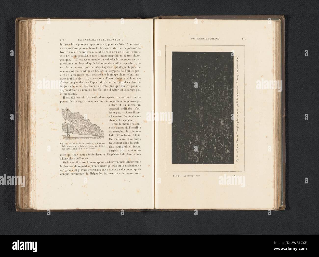 View of Paris with the Arc de Triomphe, Albert Londe, c. 1883 - in or ...