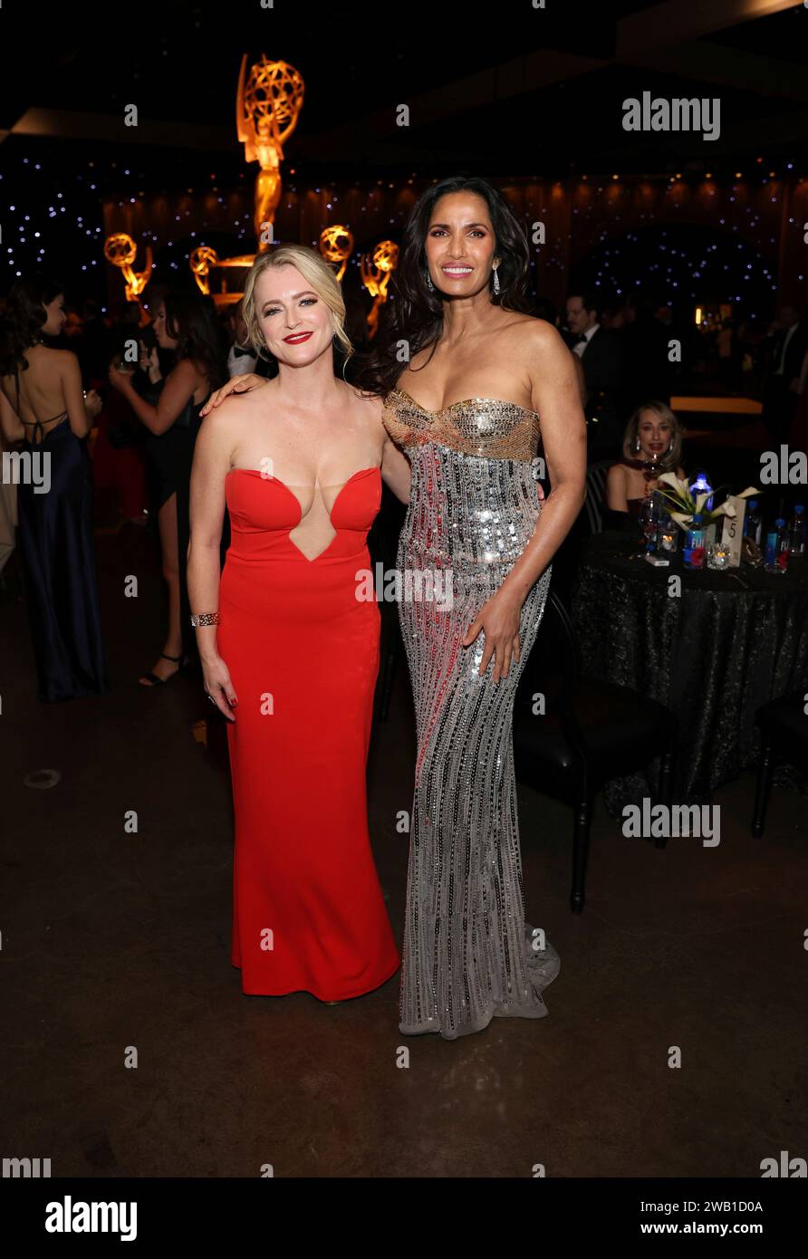 EXCLUSIVE - Justin Rae Barnes, left, and Padma Lakshmi and at the ...