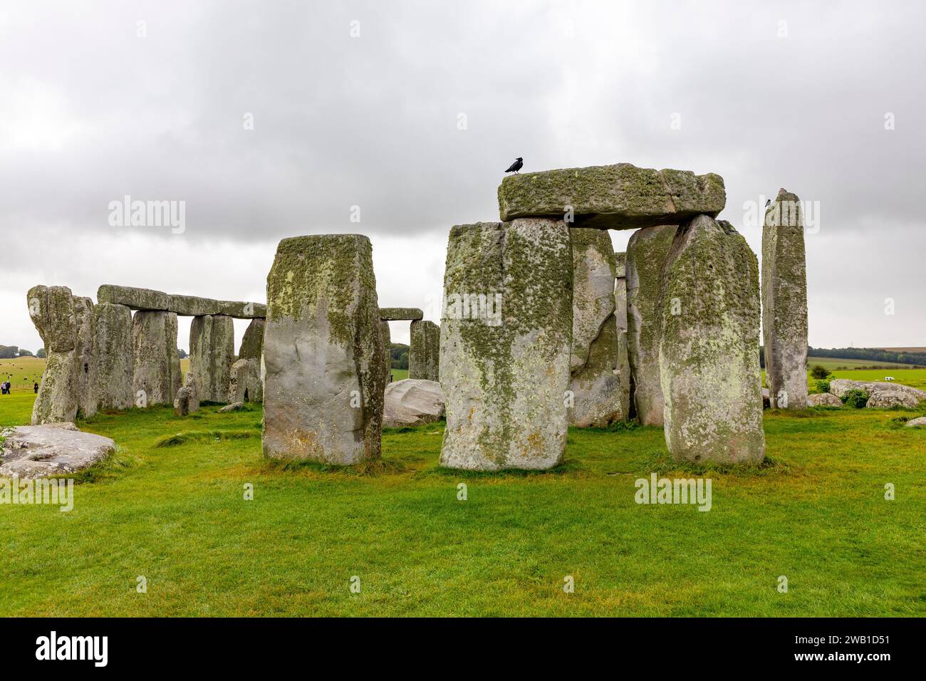 Stonehenge stone circle monument on salisbury plain in Wiltshire ...