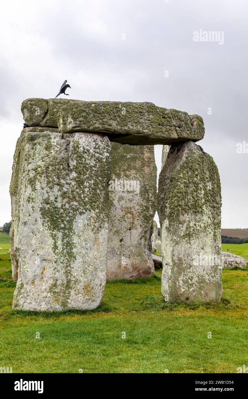 Stonehenge stone circle monument on salisbury plain in Wiltshire ...