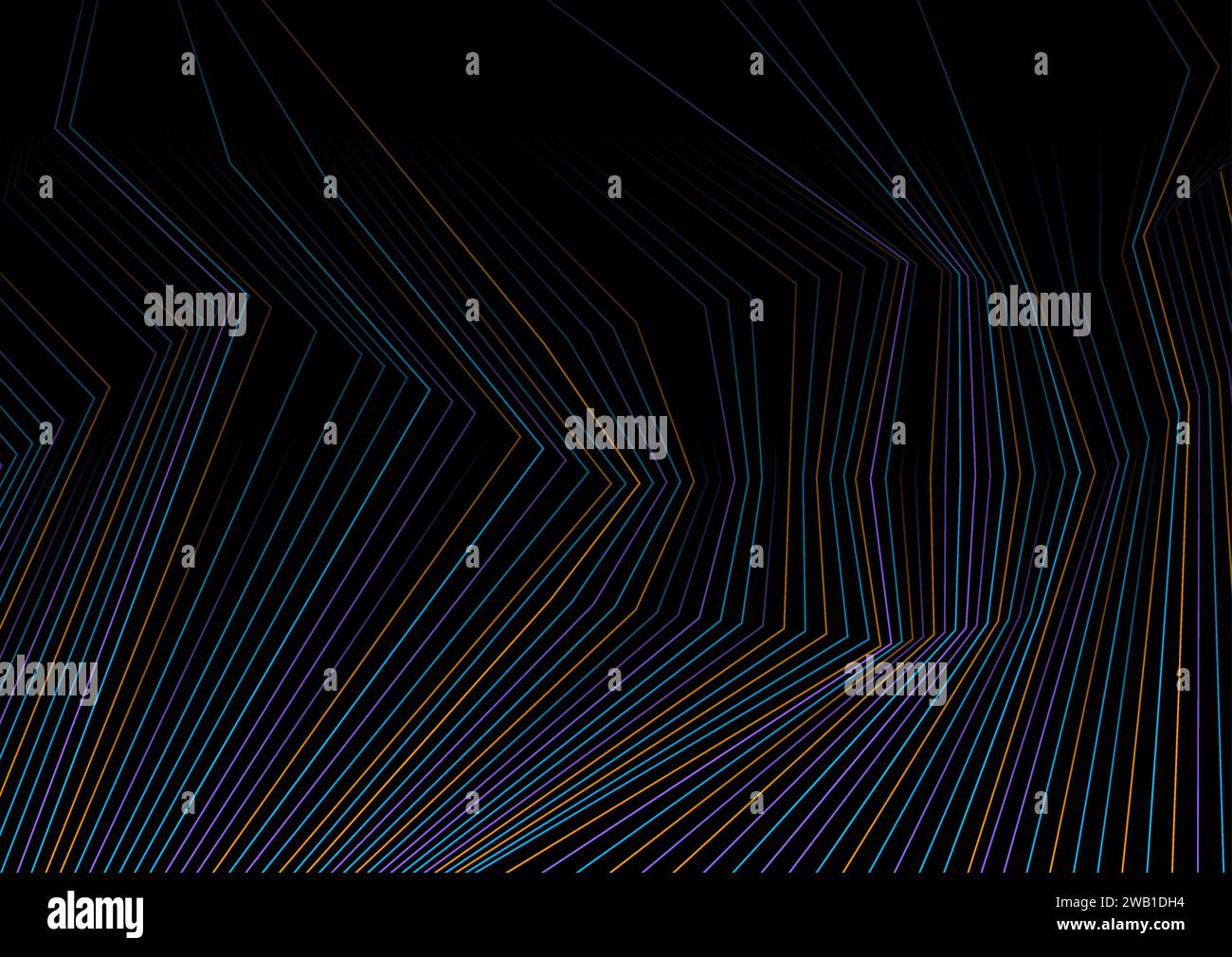 Colorful minimal curved lines abstract futuristic tech background ...