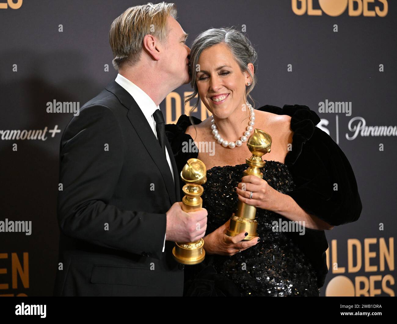 Beverly Hills, United States. 07th Jan, 2024. (L-R) Christopher Nolan ...