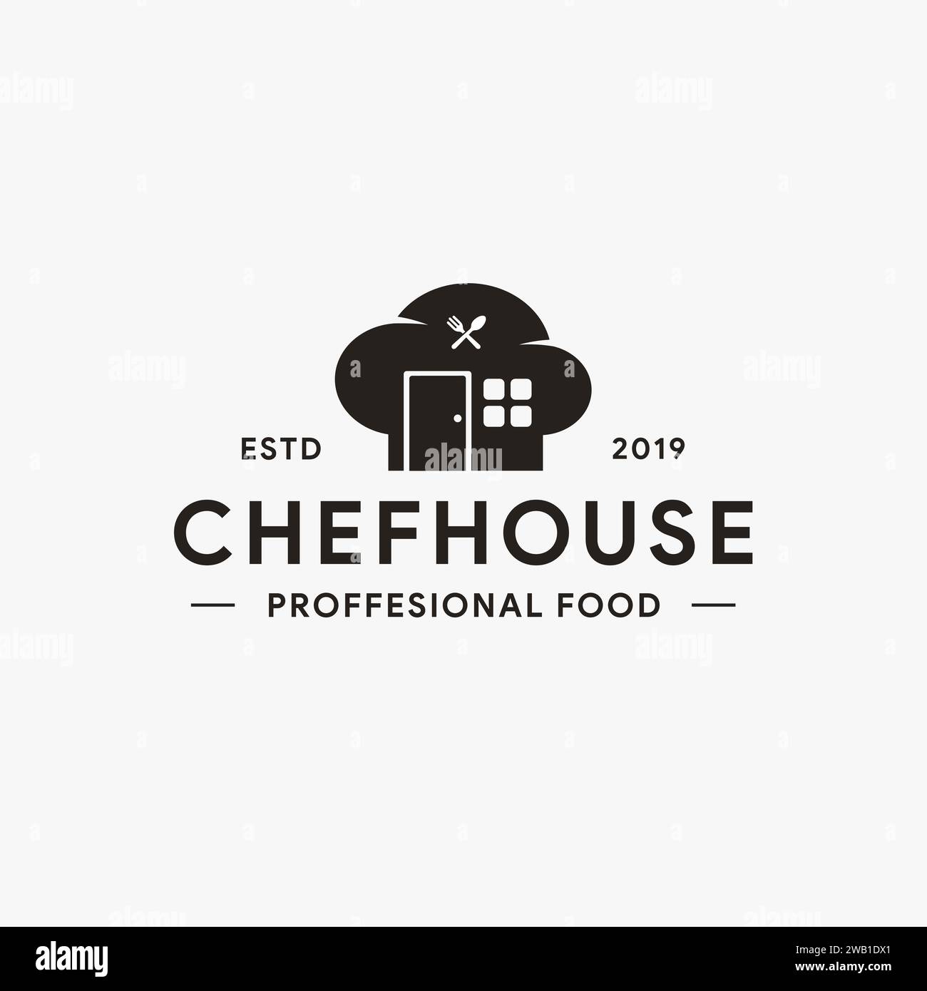 Fun Chef Hat House logo Stock Vector Image & Art - Alamy
