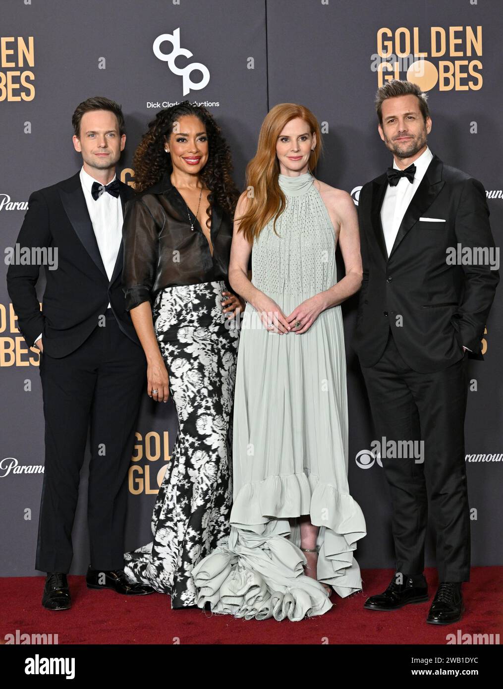 Beverly Hills, United States. 07th Jan, 2024. (L-R) Patrick J. Adams ...