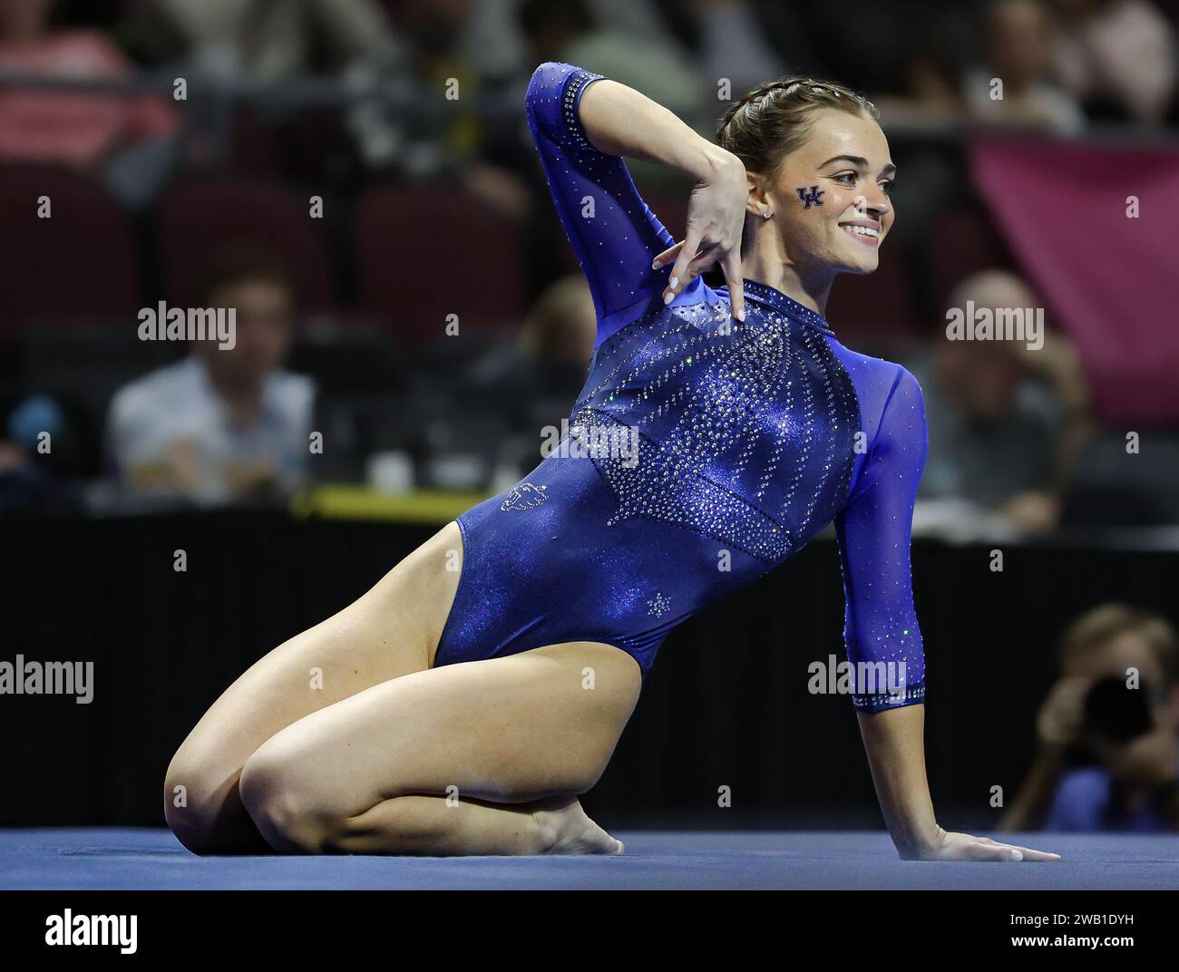 January 5, 2024: Kentucky's Makenzie Wilson competes on the floor ...