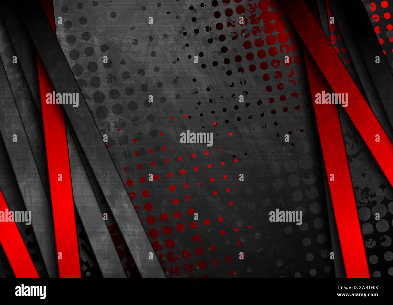Black and red contrast stripes abstract corporate grunge background ...