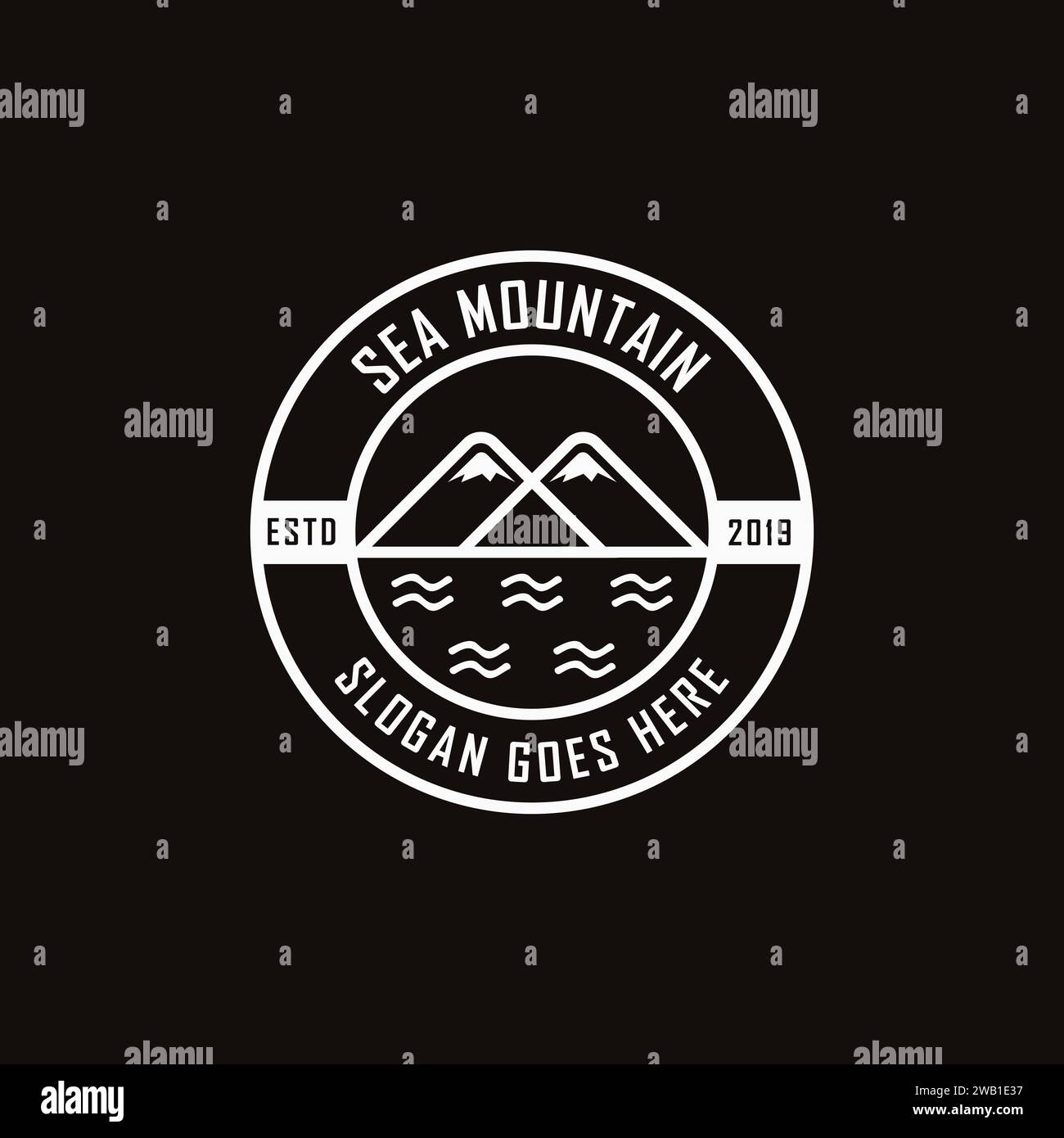 Natural lakes Stock Vector Images - Alamy