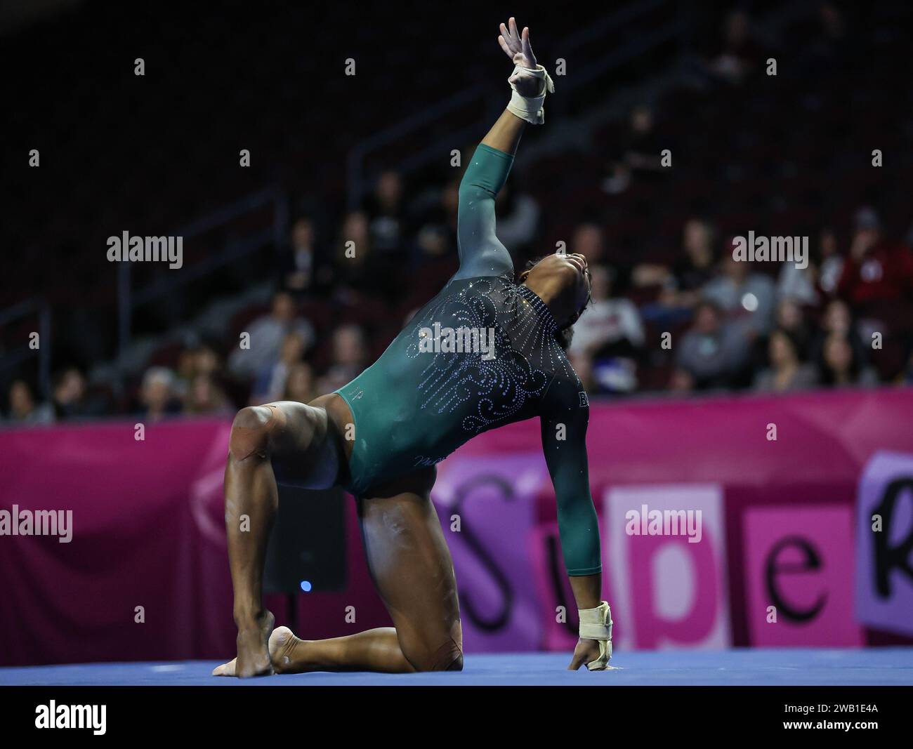 January 5, 2024: Michigan State's Gabrielle Stephen competes on the ...