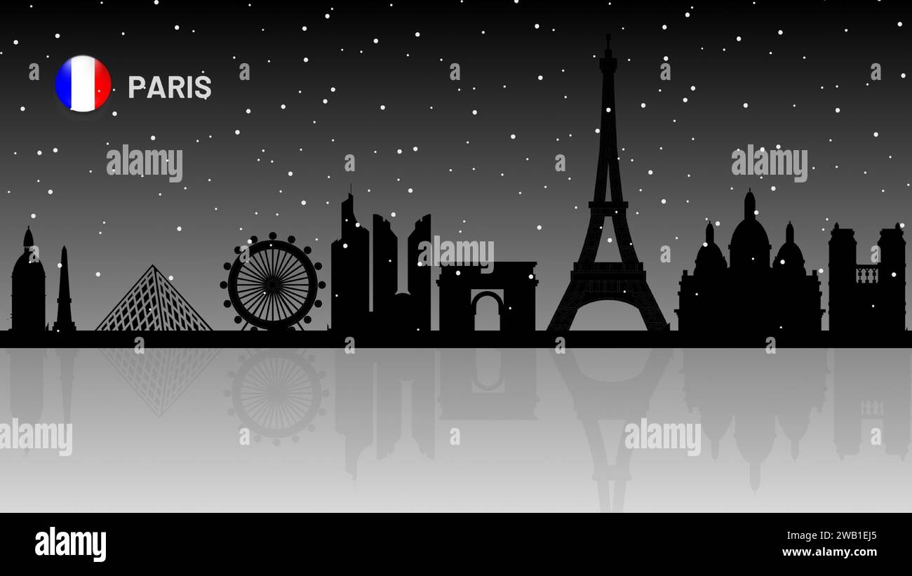 Paris skyline, Paris Urban cityscape, Paris skyscraper buildings ...