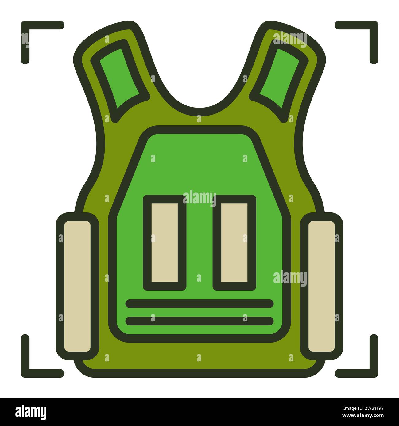 Bulletproof vest vector vectors hi-res stock photography and images - Alamy