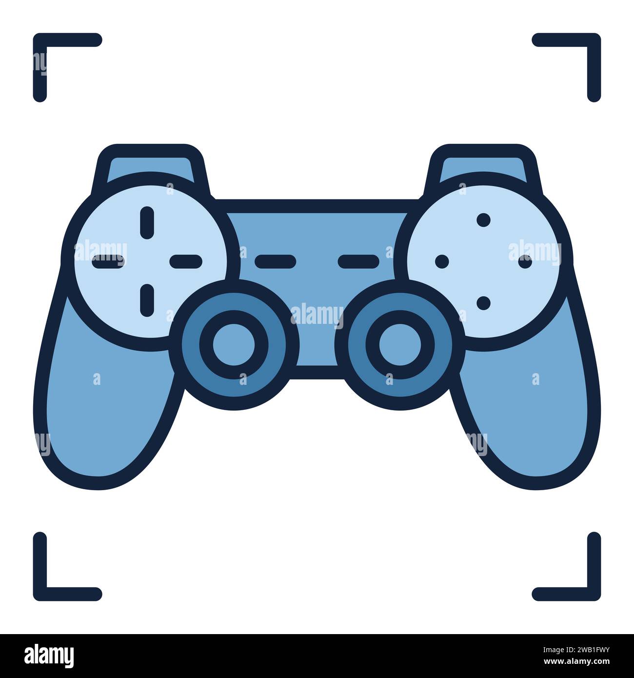 Game Pad vector Video Games Controller concept colored icon or symbol ...