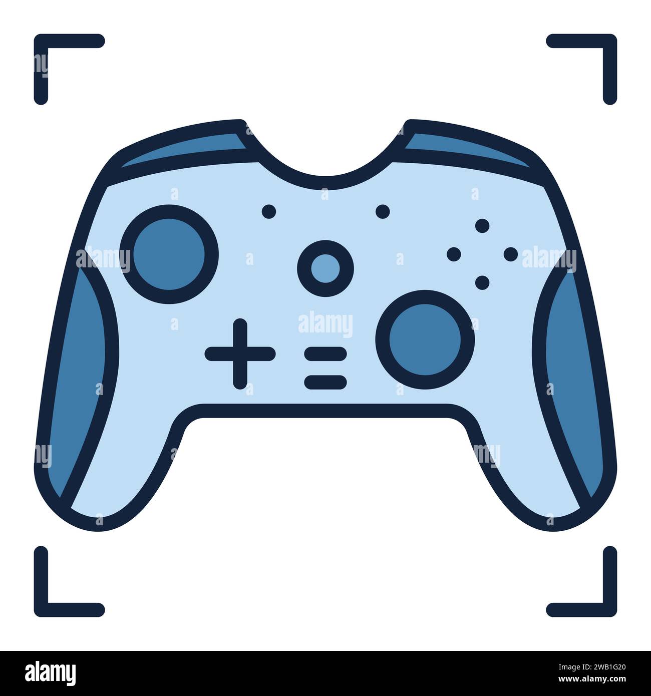 Gamepad for Console vector Joypad concept colored icon or sign Stock ...