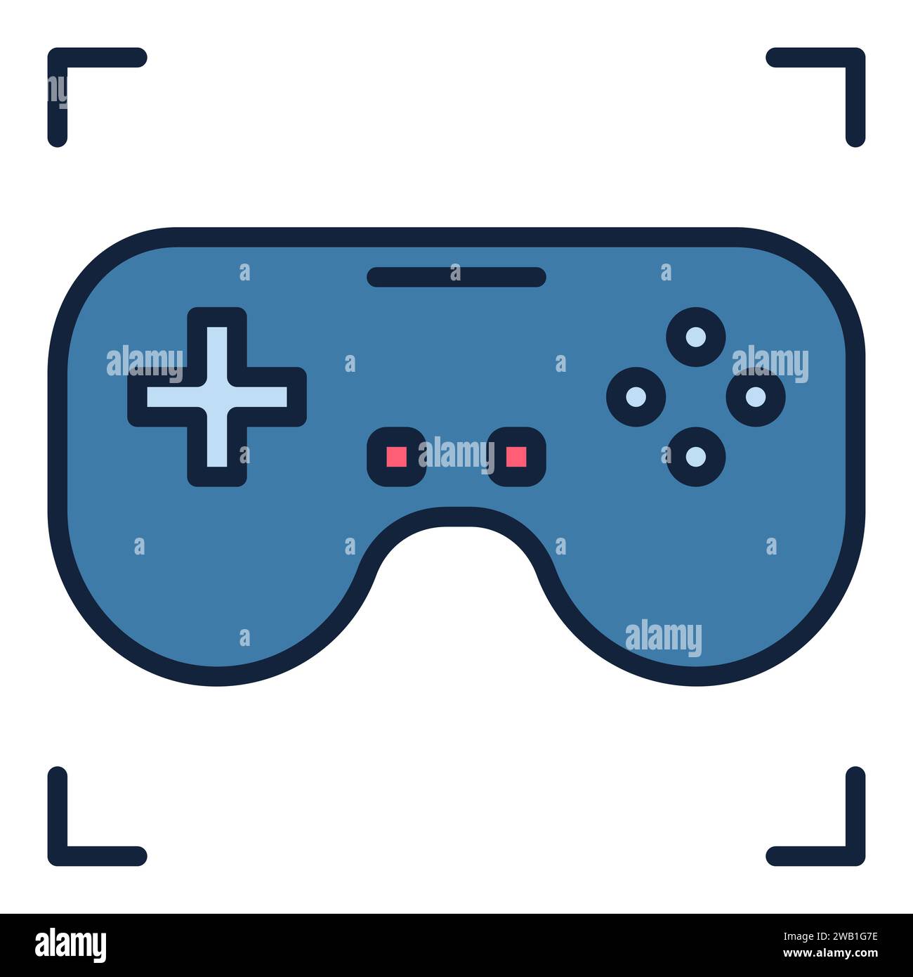 Gamepad controller video games Stock Vector Images - Alamy