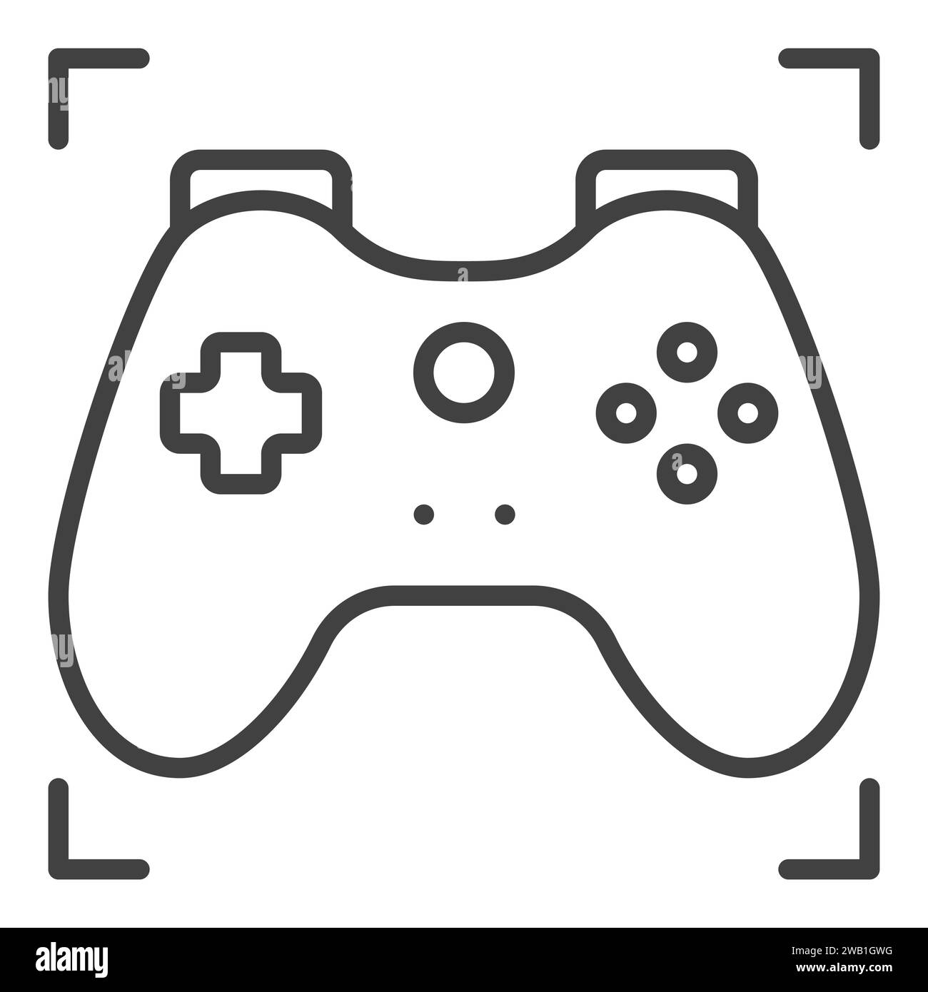 Game Controller for Gamer vector Gamepad concept icon or symbol in ...