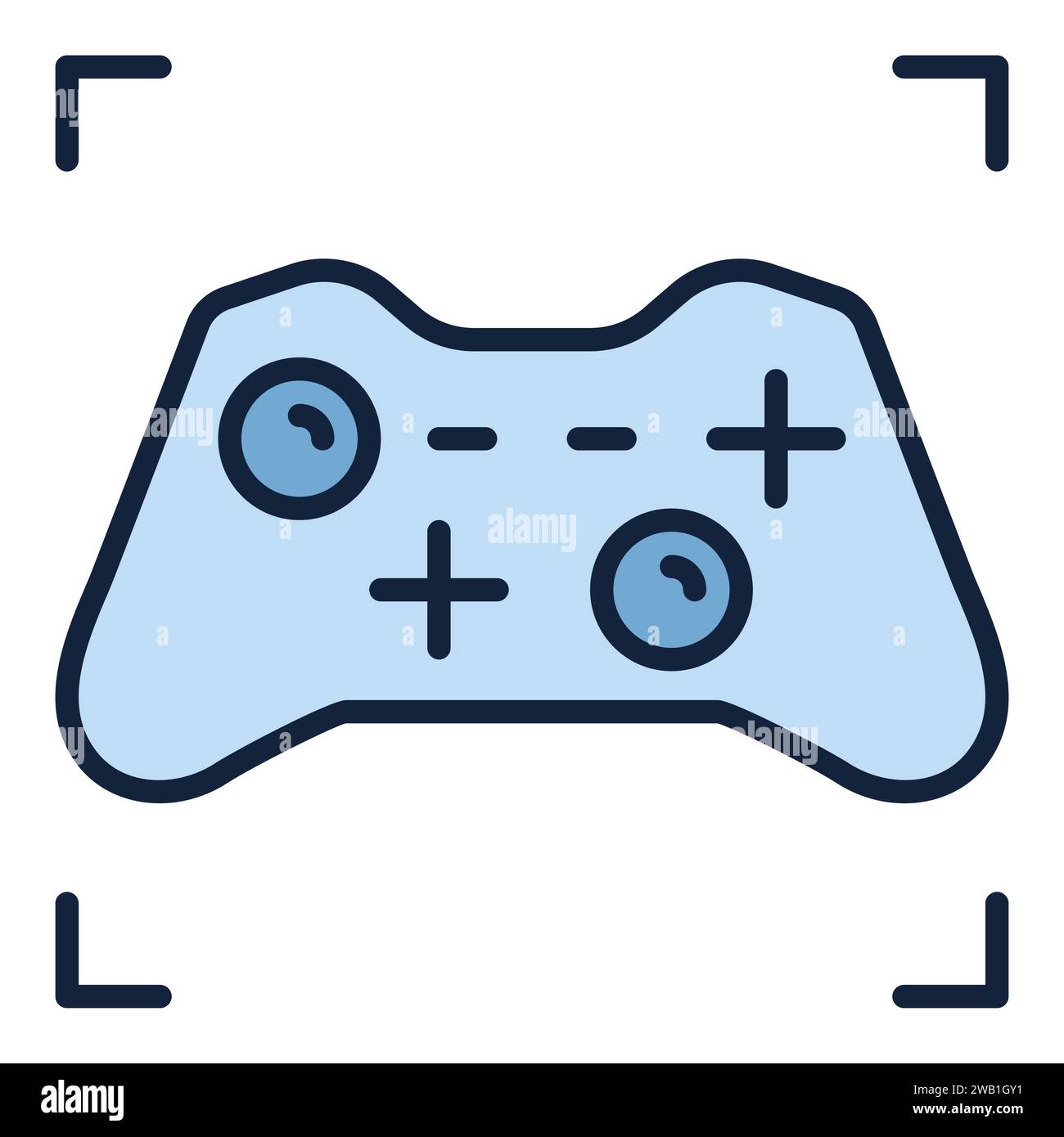 Controller or Gamepad vector concept colored icon or symbol Stock ...
