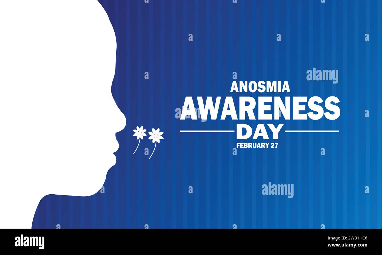 Anosmia Awareness Day Vector Template Design Illustration. February 27 ...