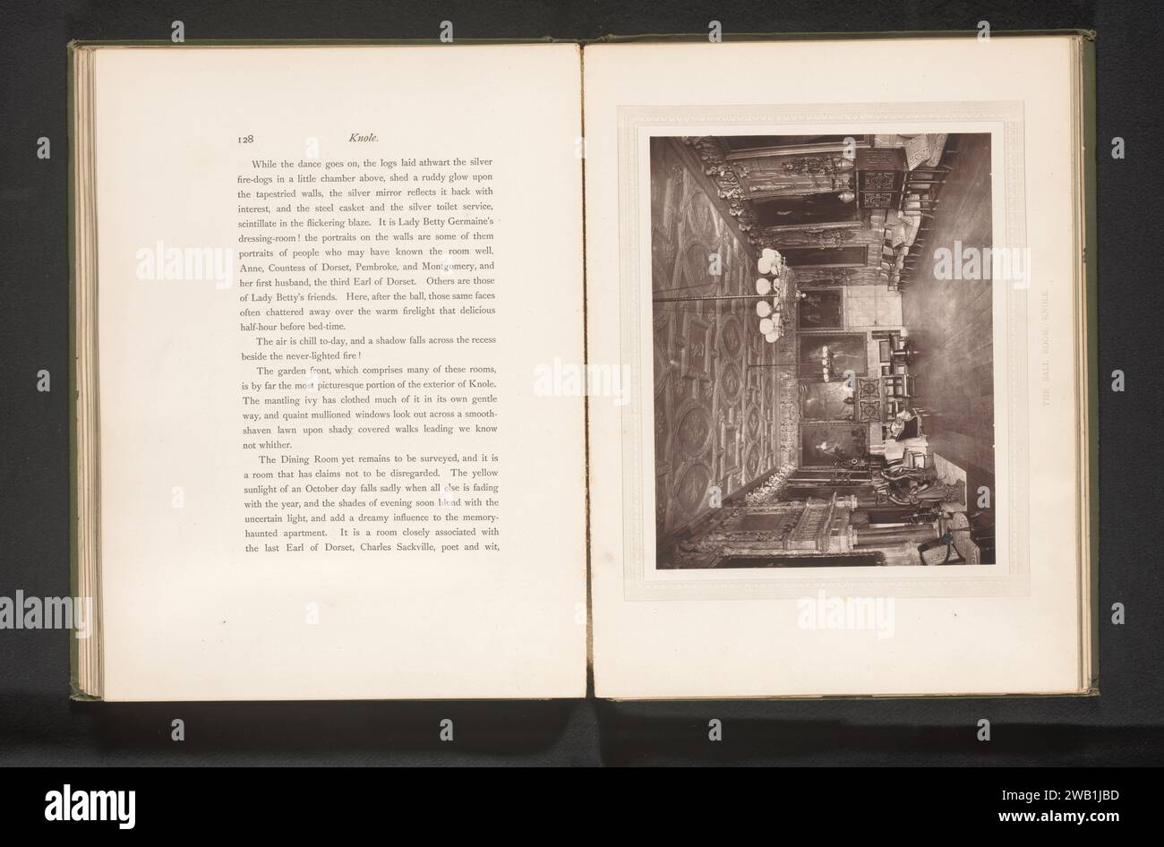 Interior of the dance hall of Knole House, Stephen Thompson, c. 1866 ...