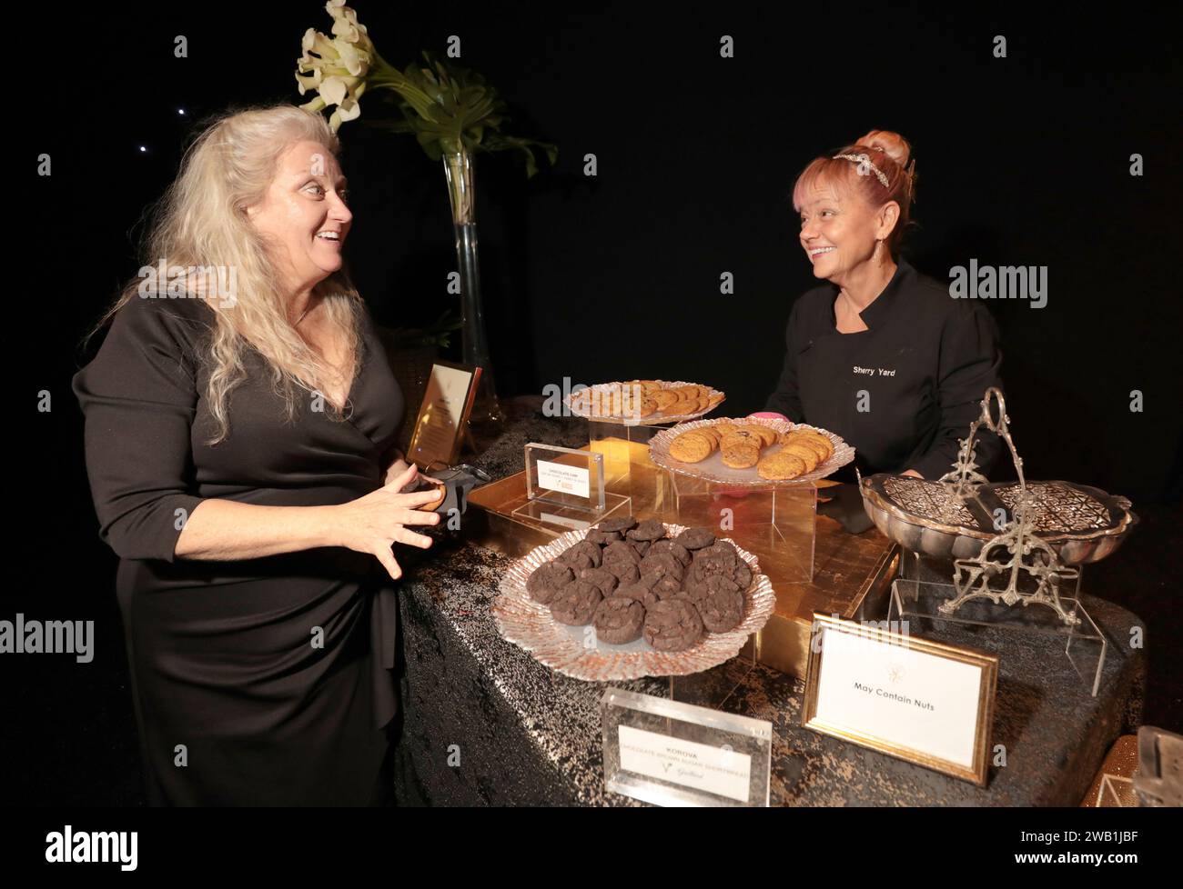 EXCLUSIVE - Peggy Brewer, left and Chef Sherry Yard at the Governors ...