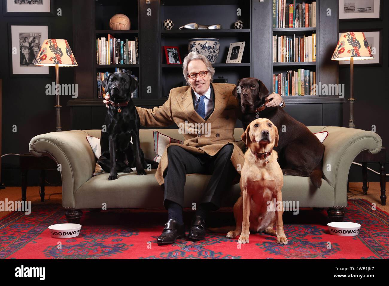 EDITORIAL USE ONLY The Duke of Richmond celebrates National Labrador ...