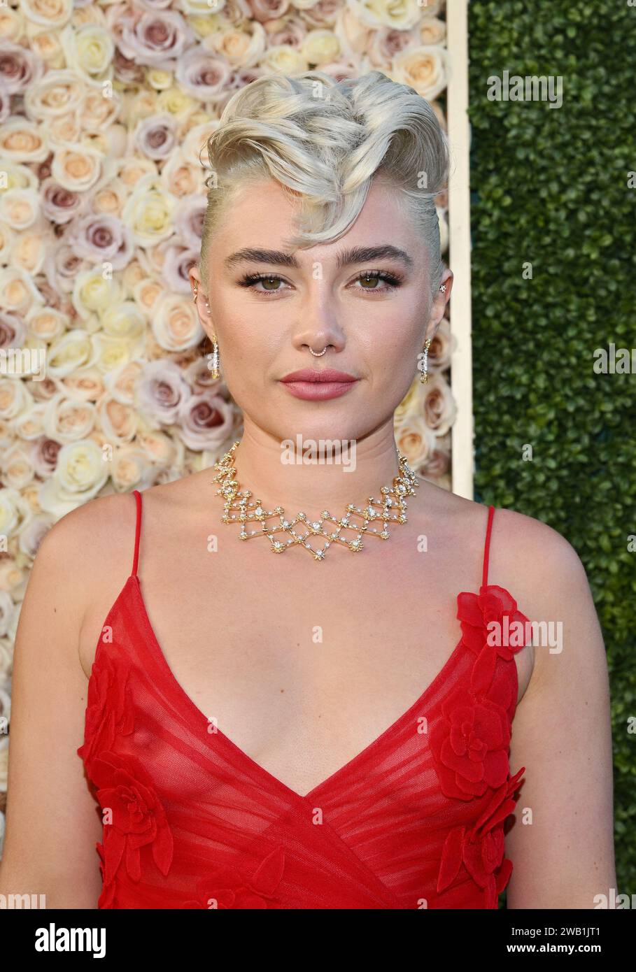 Beverly Hills, United States. 07th Jan, 2024. Florence Pugh at the 81st ...