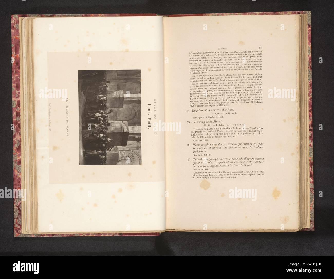 Photo production of a painting by Louis-Léopold Boilly, representing ...