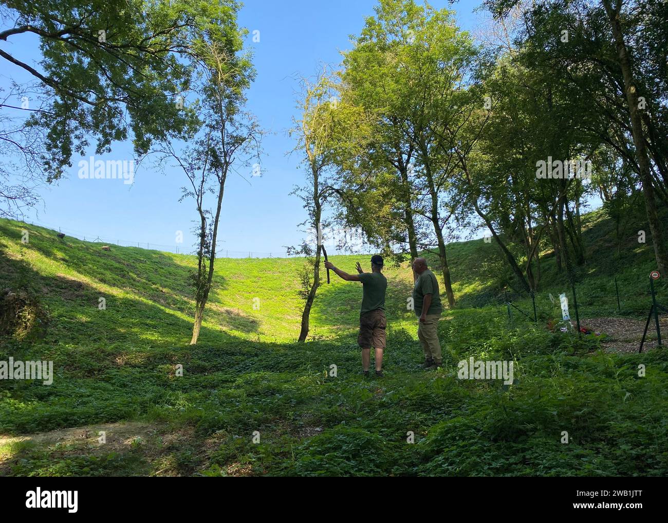 Undated handout photo issued by Hawthorn Ridge Crater Association of a ...