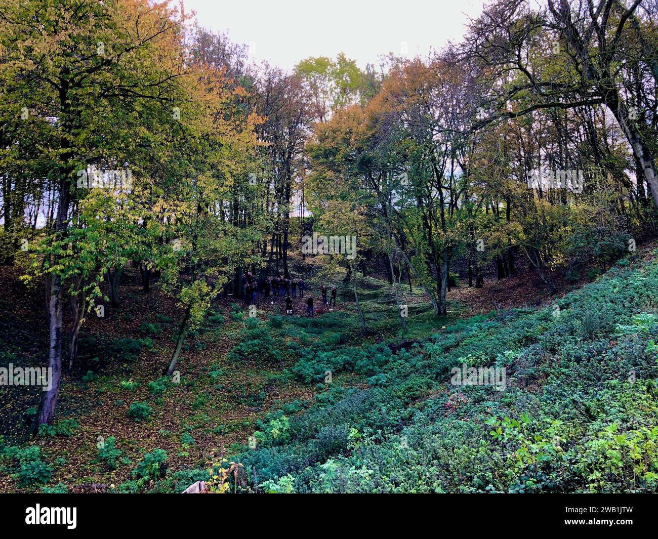 Undated handout photo issued by Hawthorn Ridge Crater Association of a ...