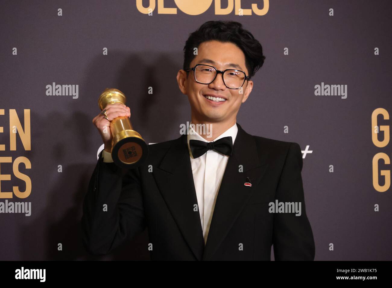 Beverly Hills, USA. 07th Jan, 2024. Lee Sung Jin, winner of the Limited Series, Anthology Series ...