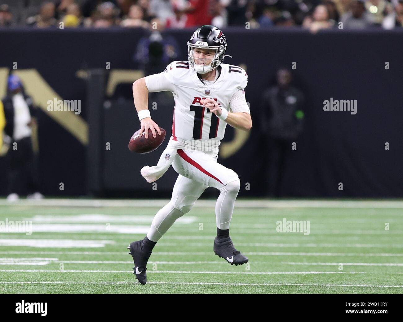 New Orleans, USA. 07th Jan, 2024. Atlanta Falcons quarterback Logan ...