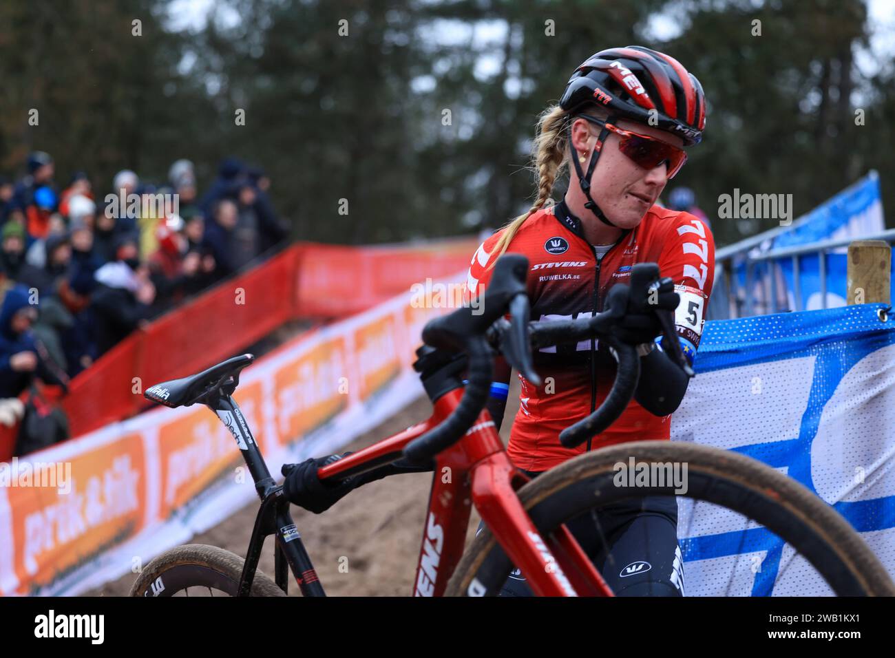 Zonhoven, Belgium. 07th Jan, 2024. Inge Van Der Heijden pictured during ...