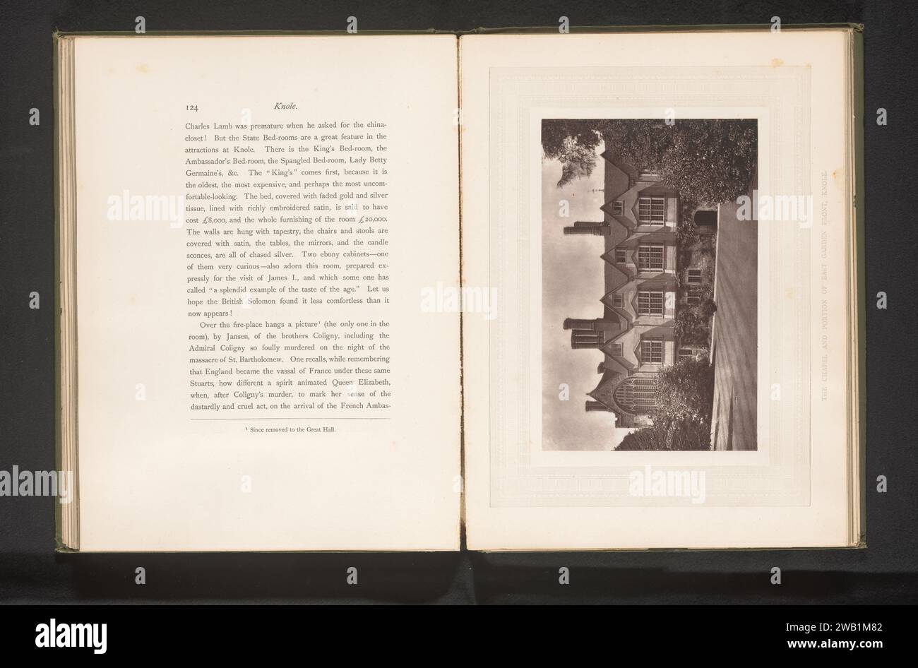 View of the chapel and the facade of Knole House, Stephen Thompson, c ...