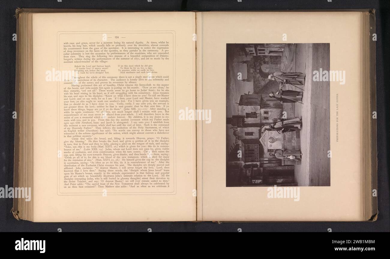 Preparations for the last supper, Carl Stockmann, c. 1885 - in or ...