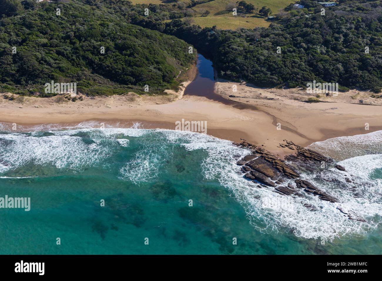 East London Coast Nature Reserve near Khamanga Bay Stock Photo - Alamy