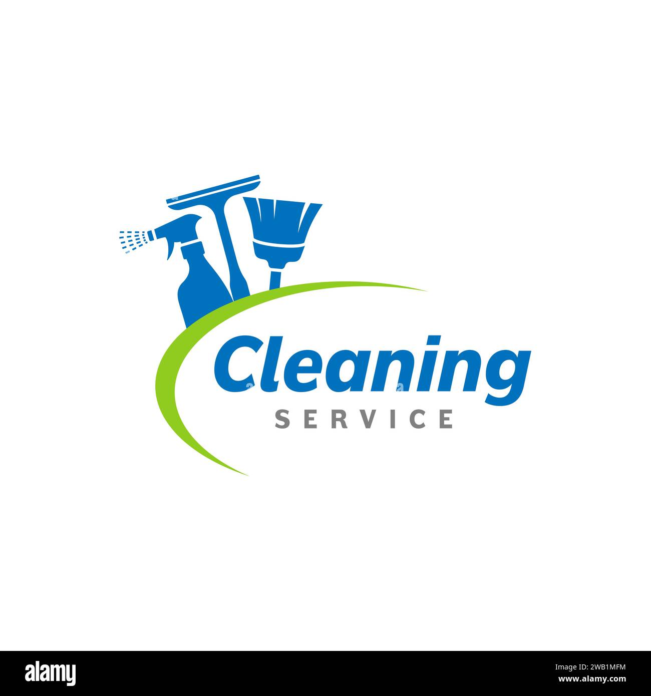 Cleaning service logo design template vector. Suitable logo for ...