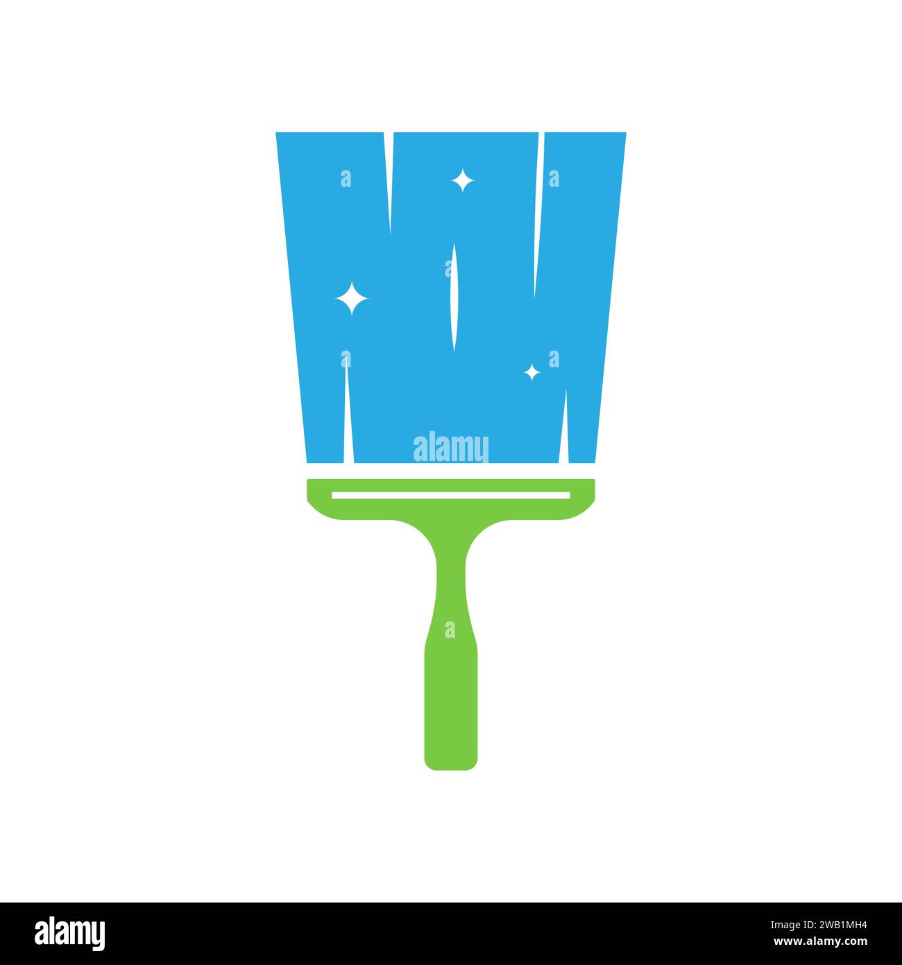 Wiper squeegee vector illustration. Cleaning logo design Stock Vector ...