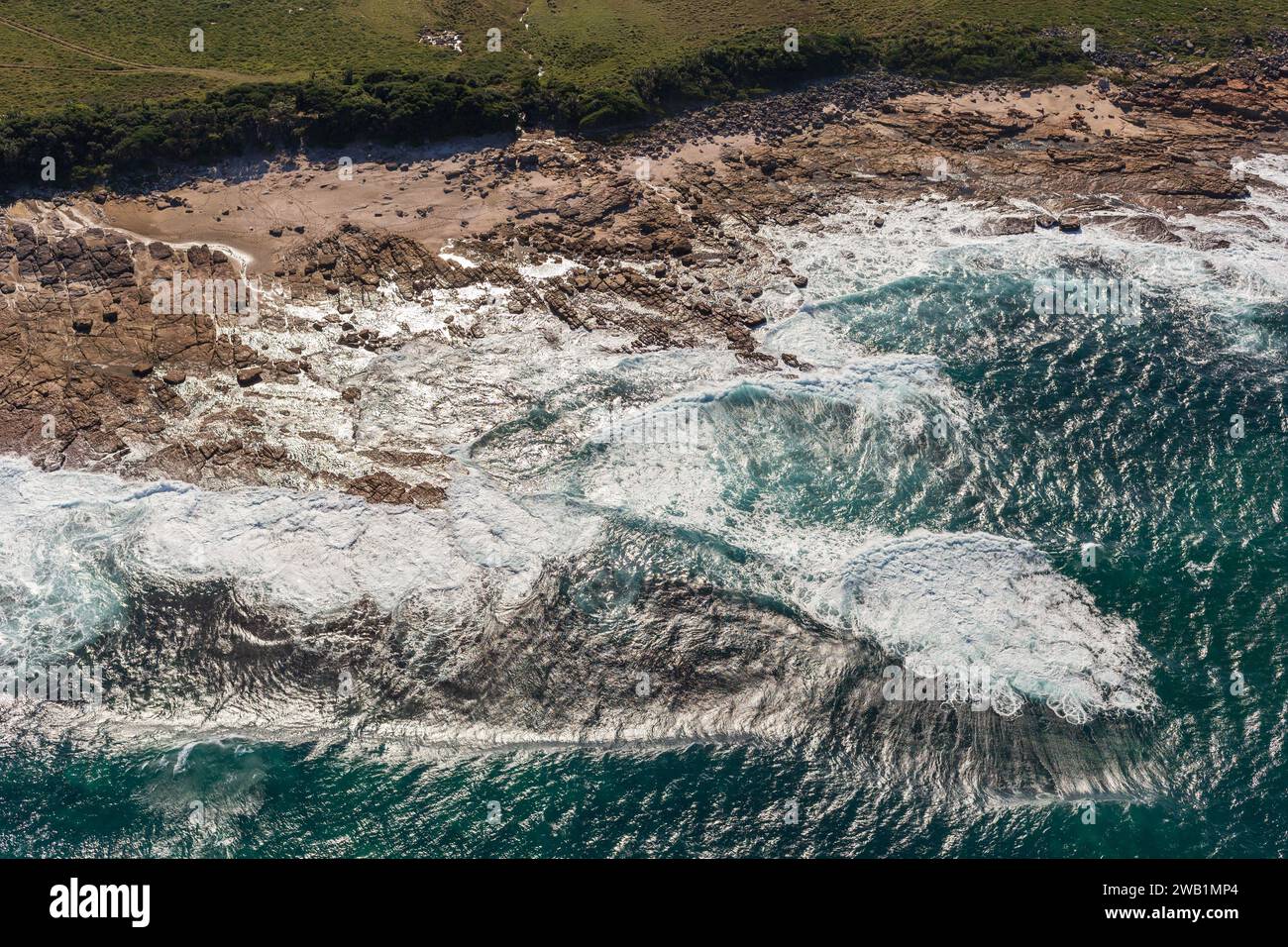 Aerial photographed of the Wild Coast of South Africa Stock Photo - Alamy