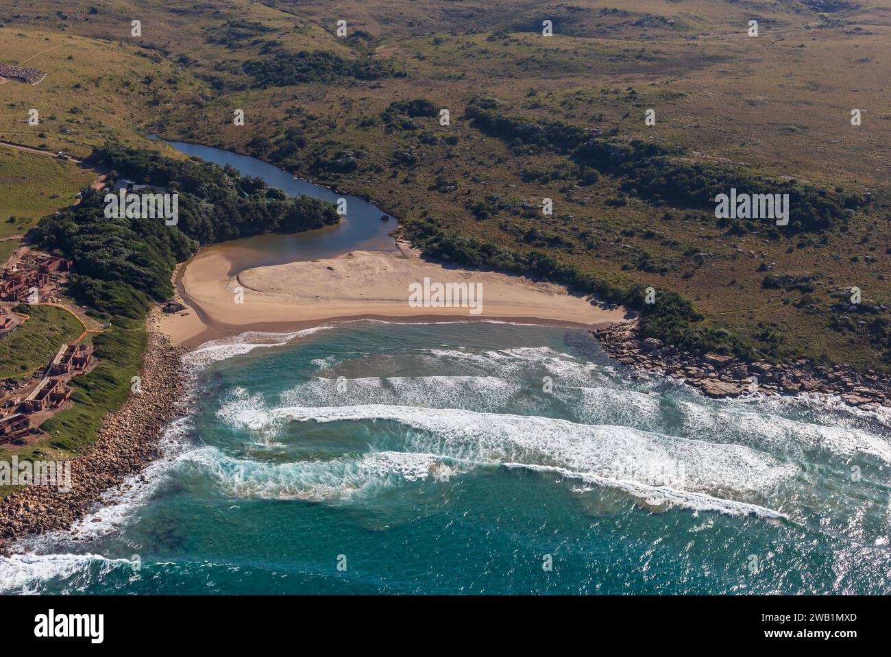 Aerial photographed of the Wild Coast of South Africa Stock Photo - Alamy